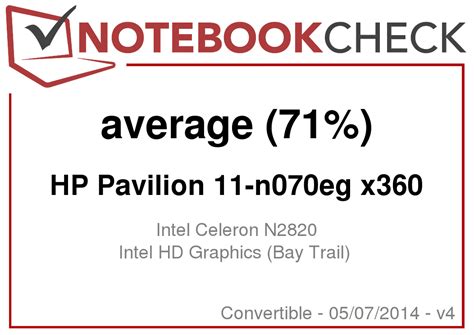 Hp Pavilion N Eg X Convertible Review Notebookcheck Net Reviews