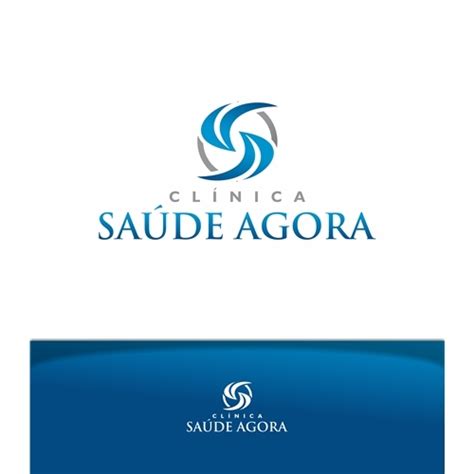 Clínica Médica Saúde Agora Criação de Logo e Papelaria 6 itens
