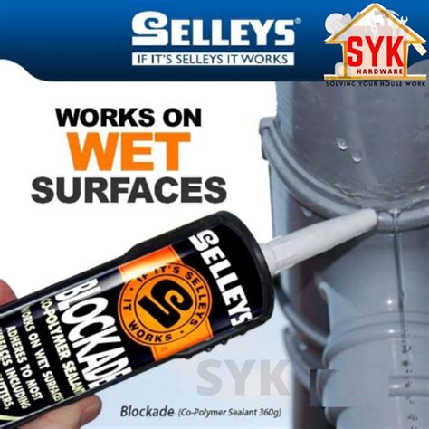 Syk Selleys Blockade Co Polymer Sealant Neutral Silicone Seal Roof