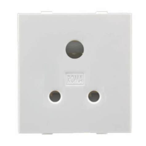 6 A White Three Pin Socket At Best Price In Jaipur Id 27405229712