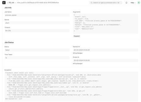 Error While Calling Background Job Frappe Framework Frappe Forum