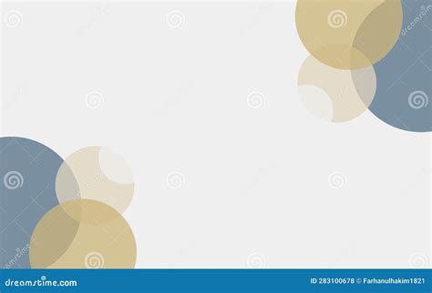 Abstract Geometric Circle Overlay Background Image Stock Illustration
