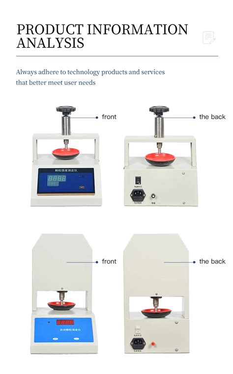 Fully Automatic Particle Strength Tester Yuntang Precision