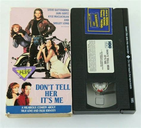 Dont Tell Her Its Me Vintage Vhs Steve Guttenberg Jami Gertz Hbo