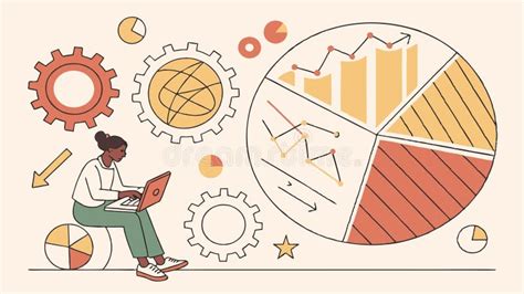 Business Strategy Gears And Charts Business Planning And Market