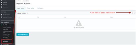 Header Builder Pro Classydevs