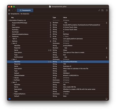 Ios Xcode Template