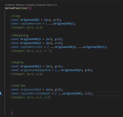learn about spread operator for objects in lightning web components