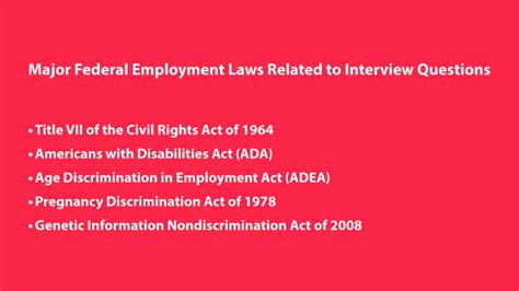 Prohibited Interview Questions You Arent Allowed To Ask