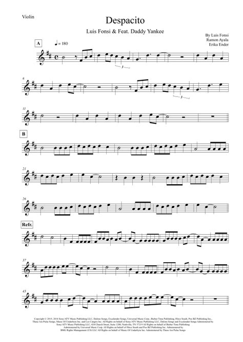 Despacito Arr Leo Silva By Luis Fonsi Featuring Daddy Yankee Sheet