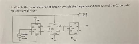 Solved 4 What Is The Count Sequence Of Circuit What Is The