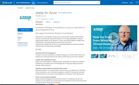 Thinprint Launches Ezeep For Windows Virtual Desktop Thinprint
