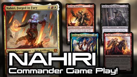 Nahiri Forged In Fury Commander Deck Magic Online Edh Gameplay Youtube