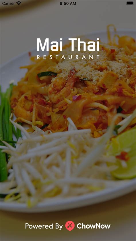 Mai Thai Restaurant For Iphone Download