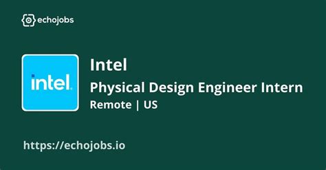 Intel Is Hiring Physical Design Engineer Intern Usd 63k 166k Remote