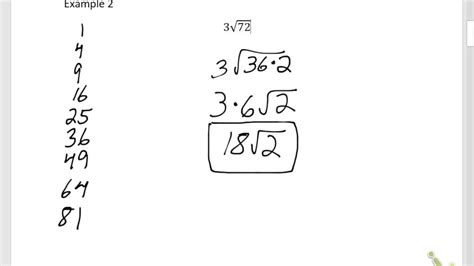 Day 3 Simplifying Roots YouTube