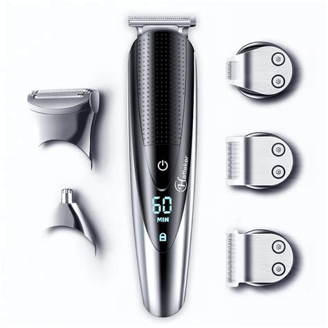 Hatteker Mens Hair Clipper Beard Trimmer Grooming Grandado