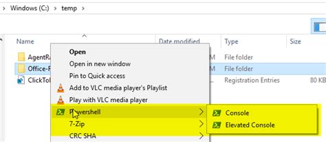 How Do I Set Right Click On Folder Background To Show Open Powershell