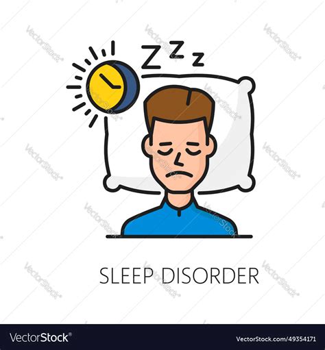 Sleep Disorder Psychological Problem Royalty Free Vector