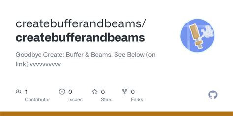 Github Createbufferandbeamscreatebufferandbeams Goodbye Create