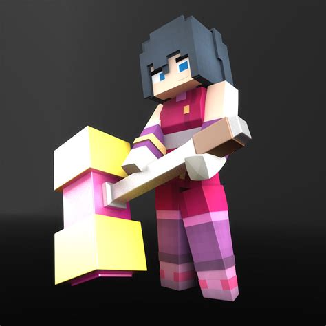 Minecraft Sonic Boom Amy By Carro1001 On Deviantart