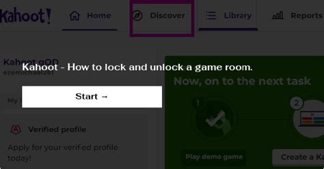 kahoot how to lock and unlock a game room
