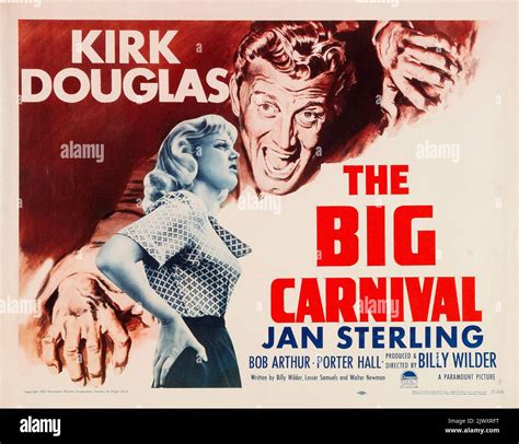 style b half sheet poster for the 1951 film ace in the hole