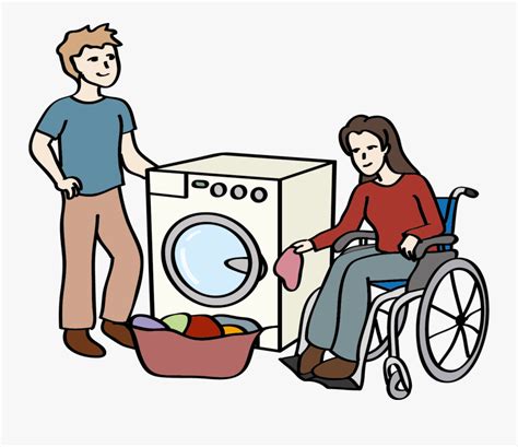 Ein Mitarbeiter Vom Ambulant Betreuten Wohnen Unterstützt Betreutes Wohnen Clipart Free