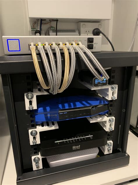 Its Only A Tiny Home Network Cabinet But It Had To Be Organised R