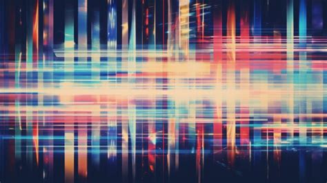 Premium Photo Colorful Horizontal And Vertical Lines Pixel Glitch