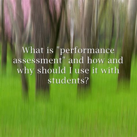 What Is Performance Assessment Tools Free Printable Download