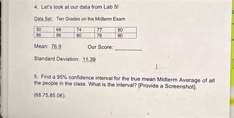 Solved Let S Look At Our Data From Lab Data Set Ten Chegg Com