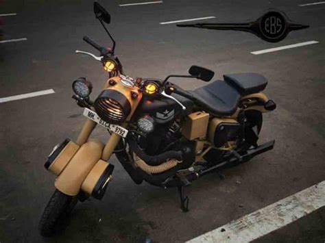 This Customised Royal Enfield Classic Looks Like Fortress On Wheels