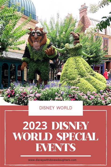 2023 Walt Disney World Events Special Events Calendar For Disney