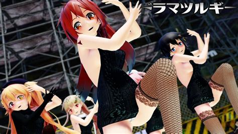【mmd艦これ】白露型でドラマツルギー Dtを殺すセーターローアングルver 歌詞つき Youtube