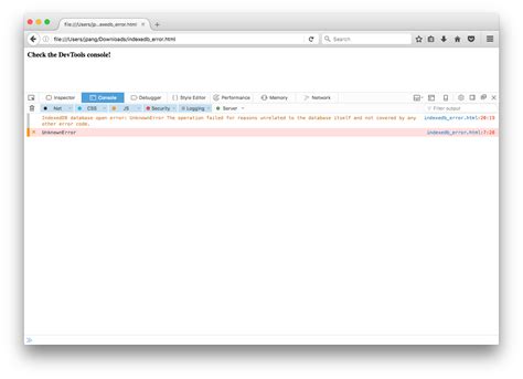 1331103 Indexeddbopen Profile Schema Too High Error Cannot Be