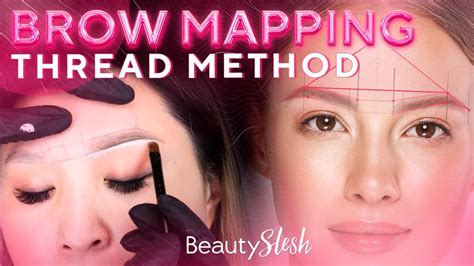 Eyebrow Mapping With Thread Step By Step YouTube