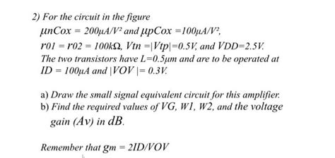 2 For The Circuit In The Figure Uncox 2004a V2 And