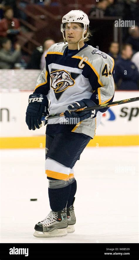 Visiting Nashville Predators Kimmo Timonen From Finland Skates During