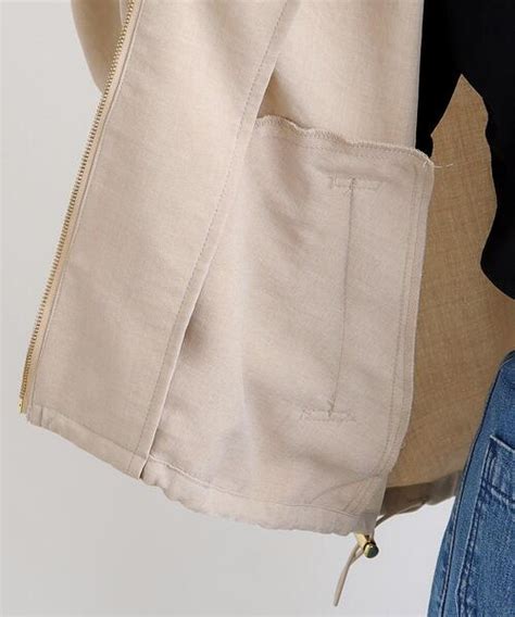 ジャケット ブルゾン 丸みのあるフォルムが女性らしい大人のノーカラーギャザーブルゾン 81037064zozotown Yahoo店