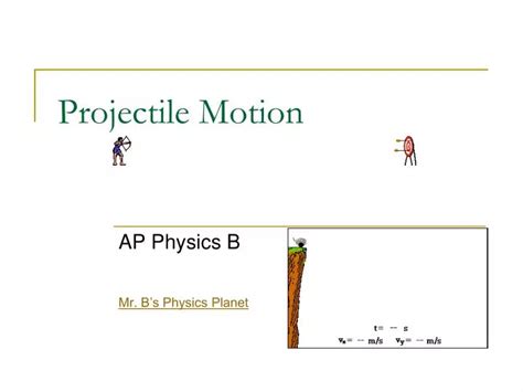 Ppt Projectile Motion Powerpoint Presentation Free Download Id6663755