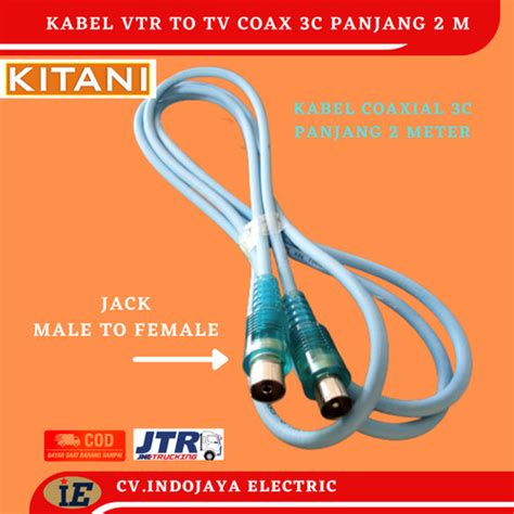 Jual Kabel Loop Out Set Top Box Kabel Antena Coaxial Meter Male To Female Kab Banyumas