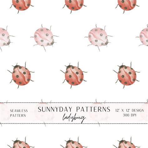 Ladybug Seamless Design Ladybug Seamless Pattern Patterned Background