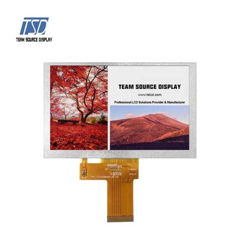 Best Tsd 800×480 Resolution 5 Inch Ips Tft Lcd Display Module With Lvds