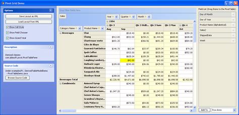 JIDE Software JIDE Pivot Grid A Pivot Table Component In Java Swing