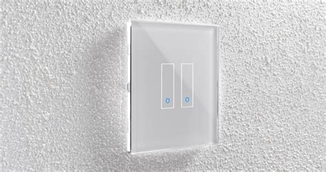 iotty Smart Schalter Fach WiFi SmartHome Switch Lichtschalter Touch Glas Weiß E