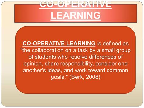 Co Operative Learning Ppt