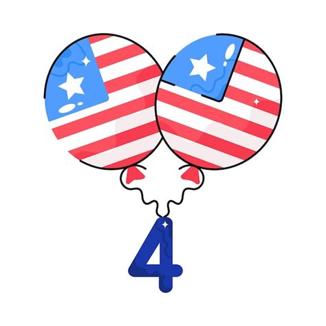 Premium Vector Balloons Doodle Vector Outline Icon Eps 10 File