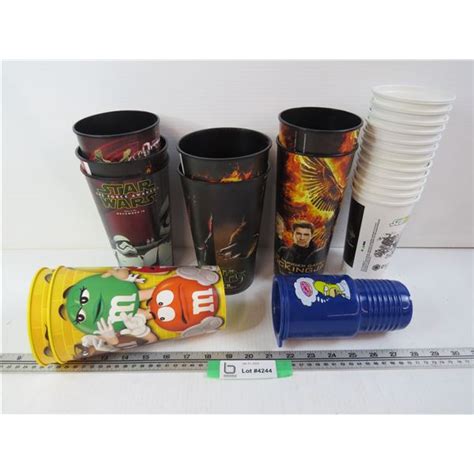 Assorted Plastic Collector Cups Bodnarus Auctioneering