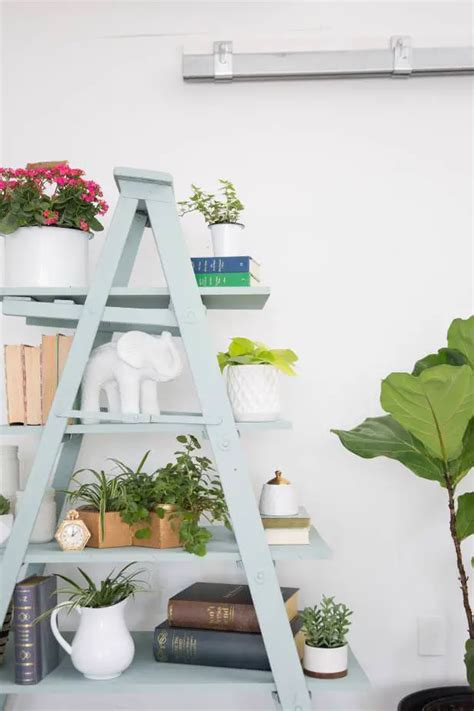 Ladder Bookshelf DIYs And Bookcase Plans Ideas For DIY